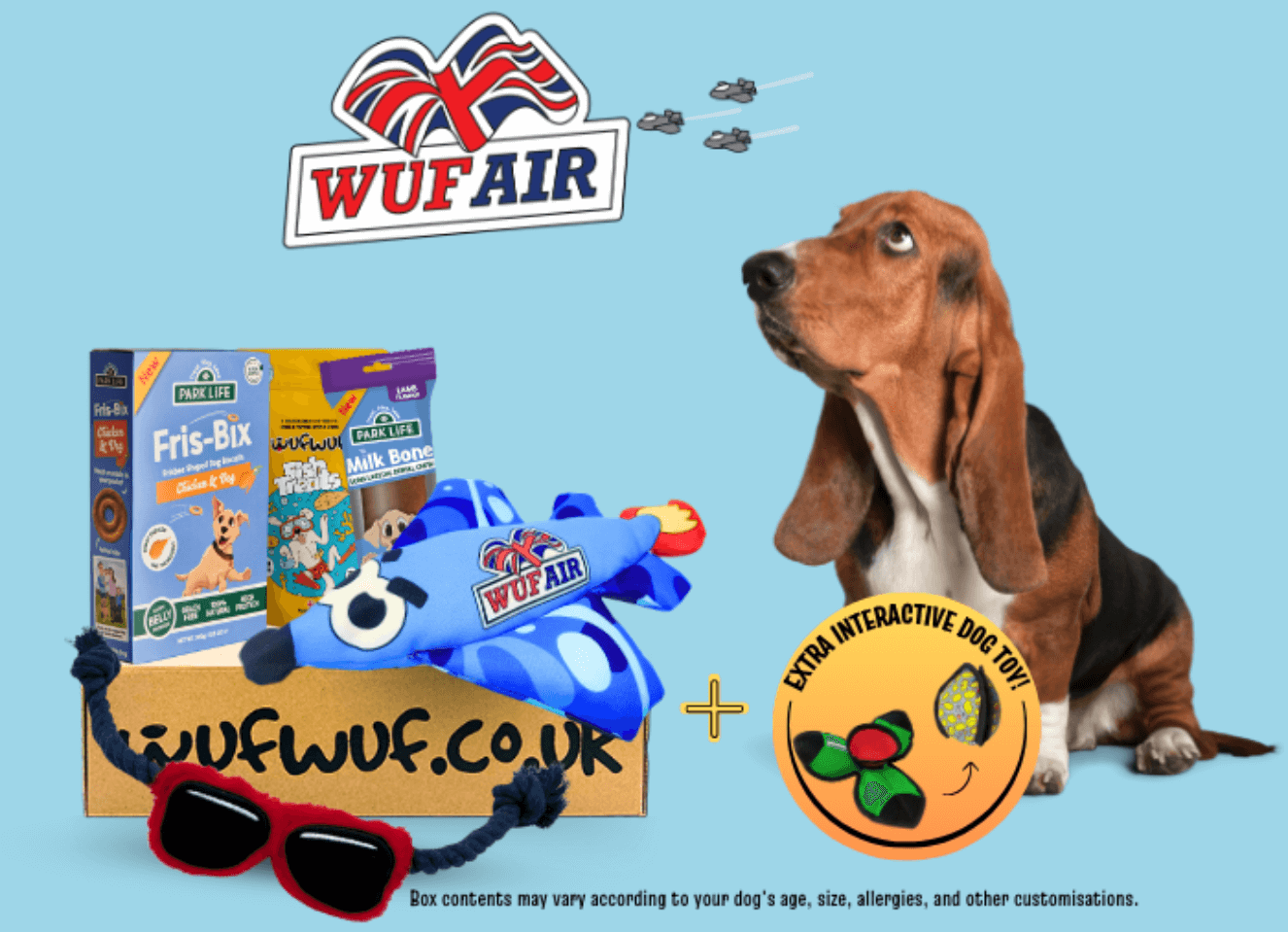 WufWuf - Monthly Dog Toy and Treat Subscription Boxes